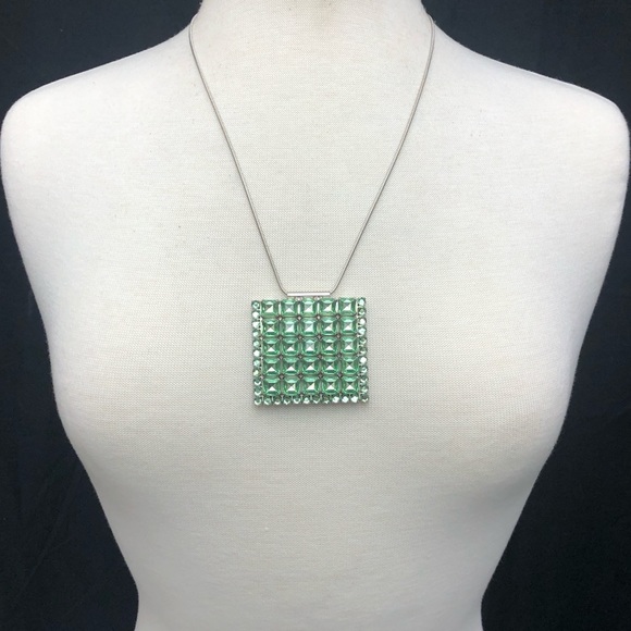 Fashion Jewelry | Jewelry | Clearance Long Light Green Rhinestone Bling ...